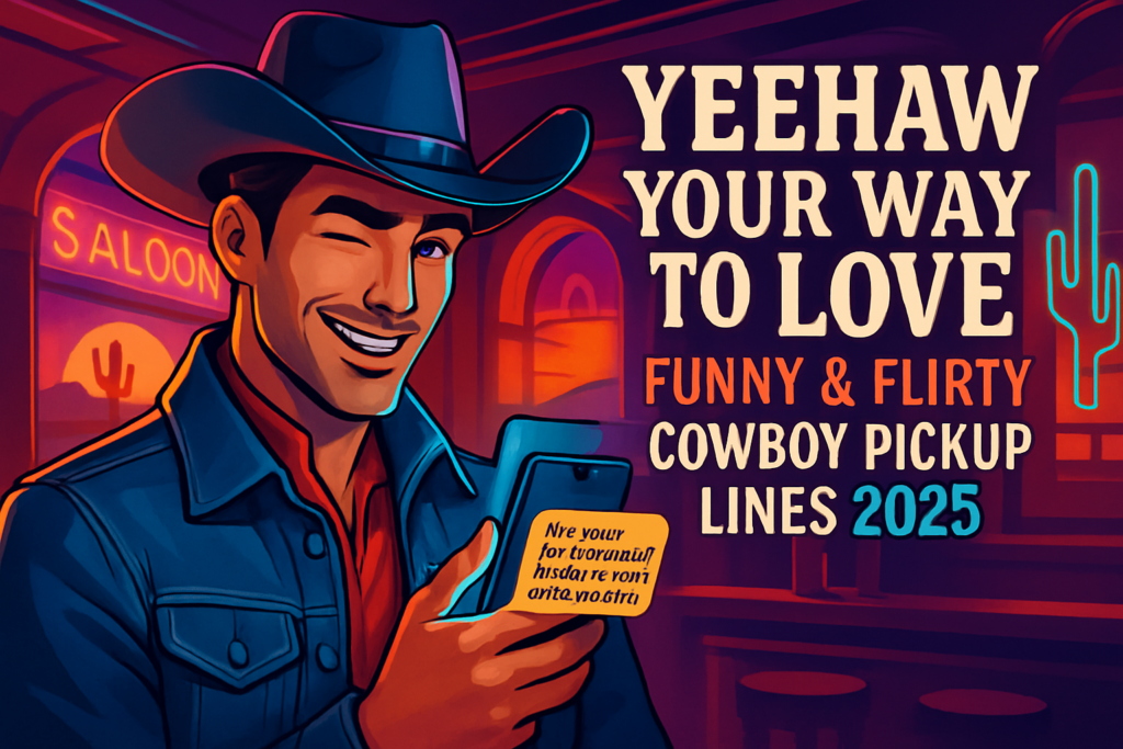 Cowboy Pickup Lines: 300+ Funny & Flirty Lines for 2026